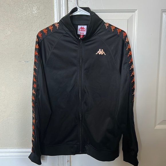 Kappa | Jackets & Coats | Kappa 222 Black Banda Dullo Track Jacket ...
